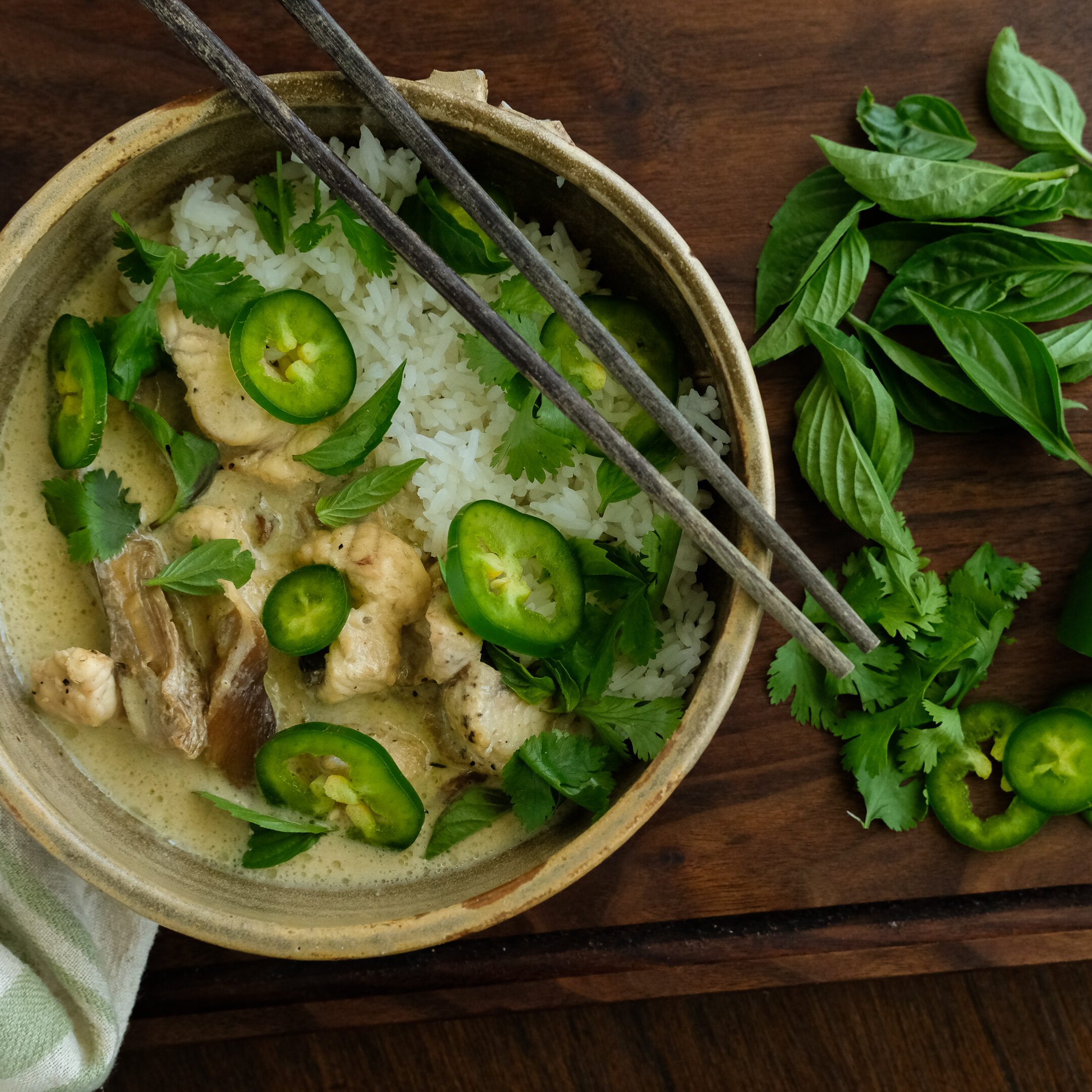 Gar Fish Green Curry — Elevated Wild