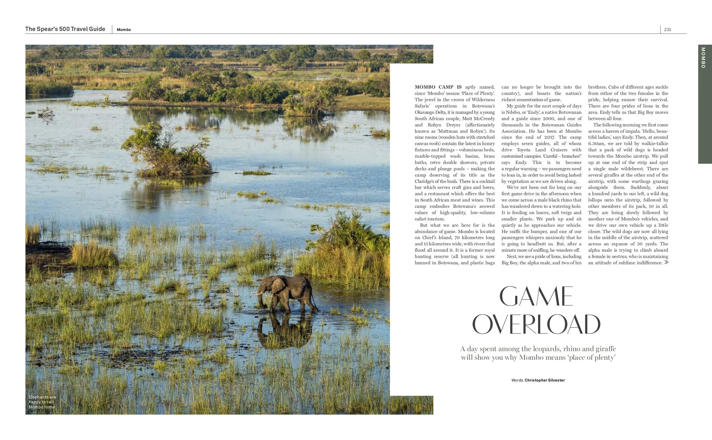 TRAVEL — Christopher Silvester