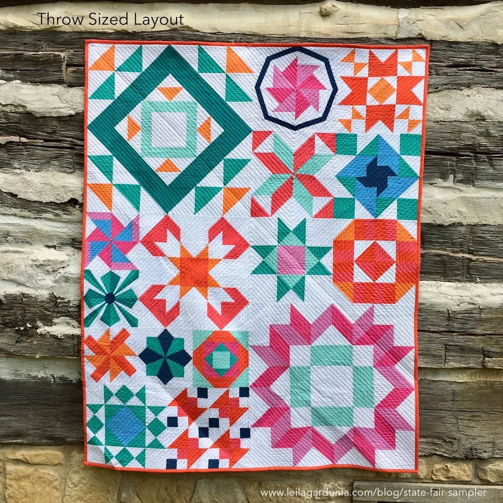 State Fair Sampler - 2020 Quilt Block of the Month | Leila Gardunia ...