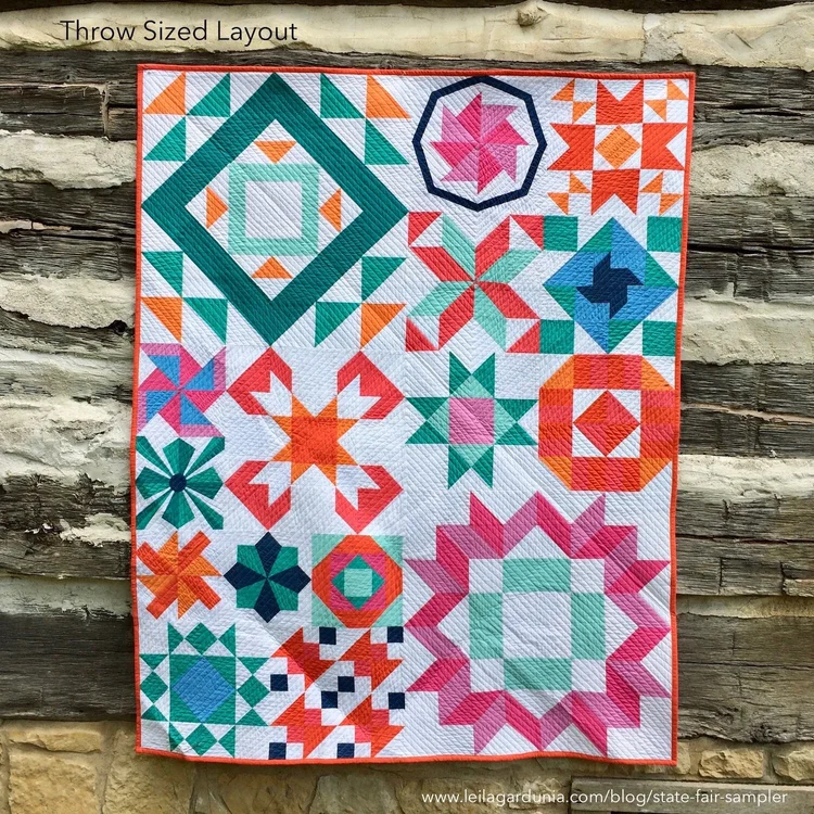 State Fair Sampler - 2020 Quilt Block of the Month | Leila Gardunia ...