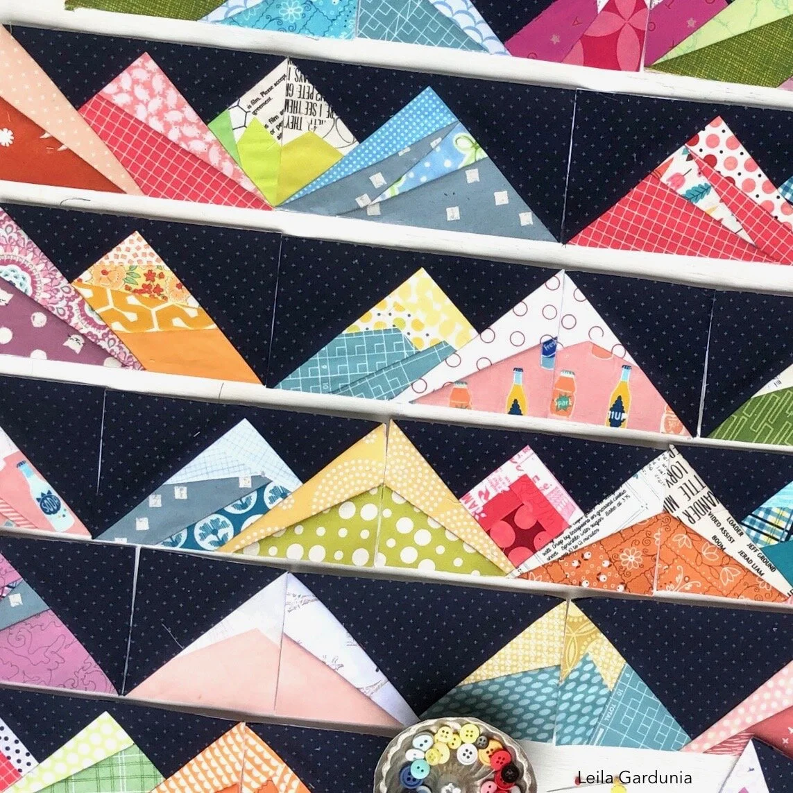 4 - That Quirky Scrap Quilt (along) | Leila Gardunia Quilt Patterns