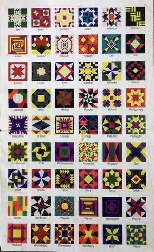 Iowa State Fair Quilt Tiles | Leila Gardunia Quilt Patterns