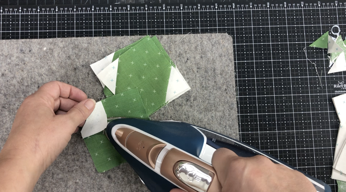 Quilty Chicks BOM: Flower 1 - Rock Garden Tutorial | Leila Gardunia ...
