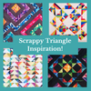Over 40 Scrappy HST Triangle Quilt Layout Ideas! | Leila Gardunia Quilt ...