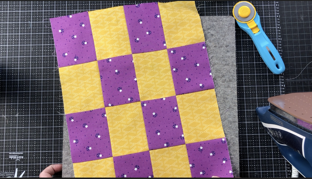 Stretched-16 Patch Quilt Block Tutorial | Leila Gardunia Quilt Patterns