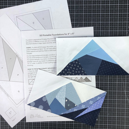 Scrappy Triangle Foundation Pad | 50 Different Pre-printed Foundations ...