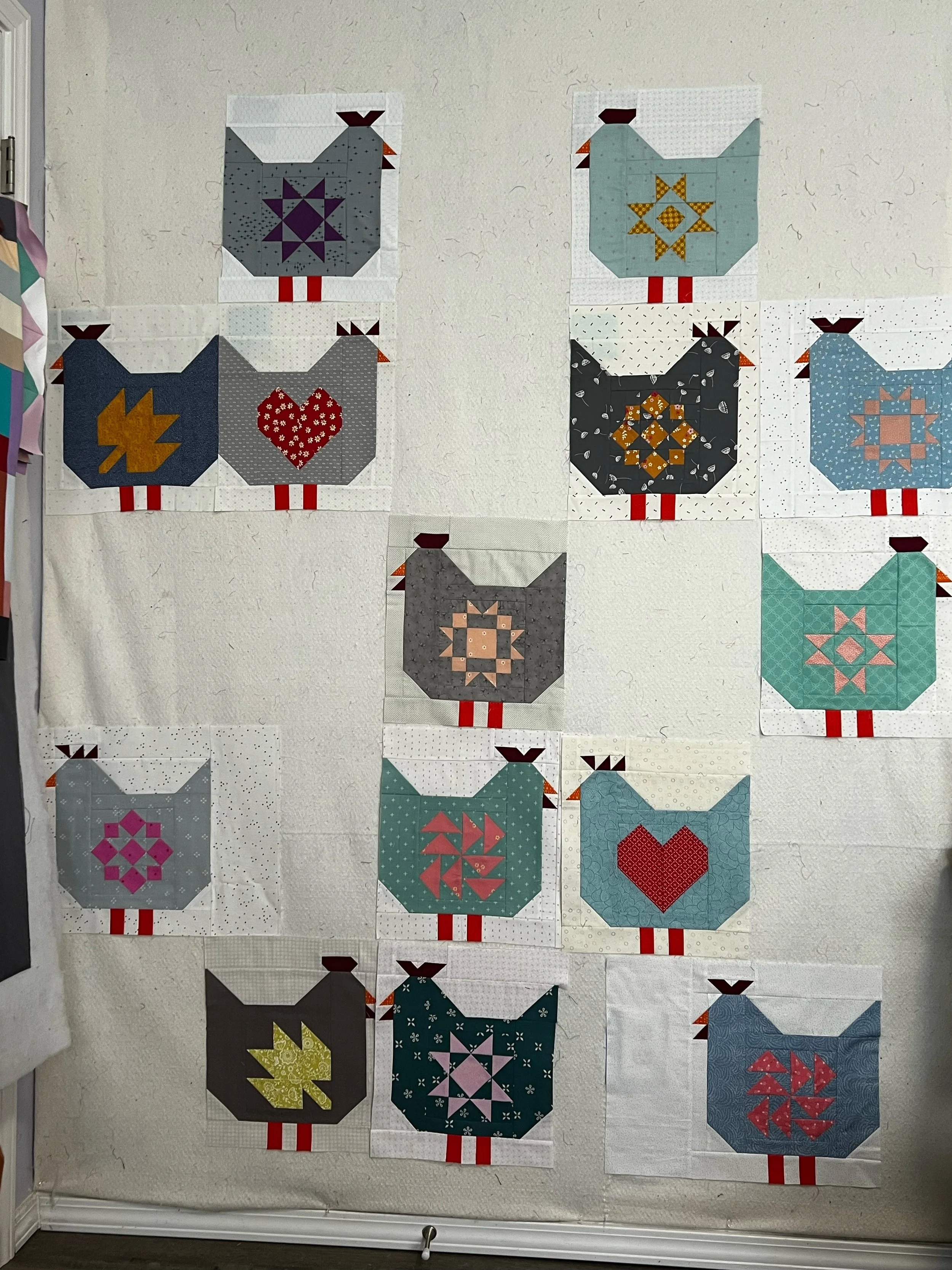 Chicken Quilt Round Up! | Leila Gardunia Quilt Patterns