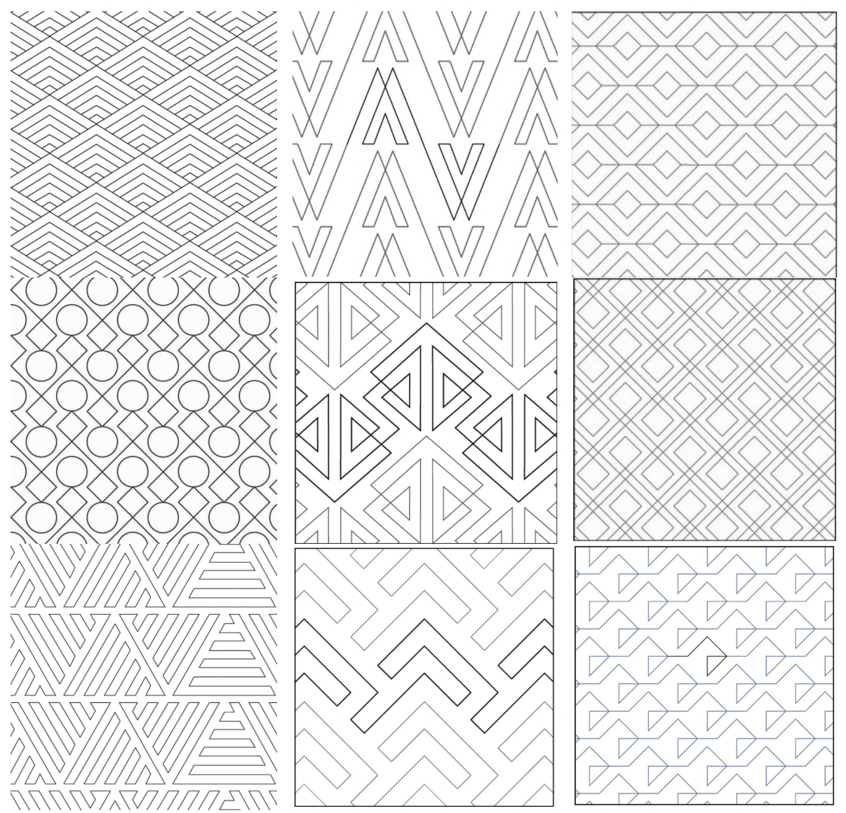 Simple Line Designs Patterns