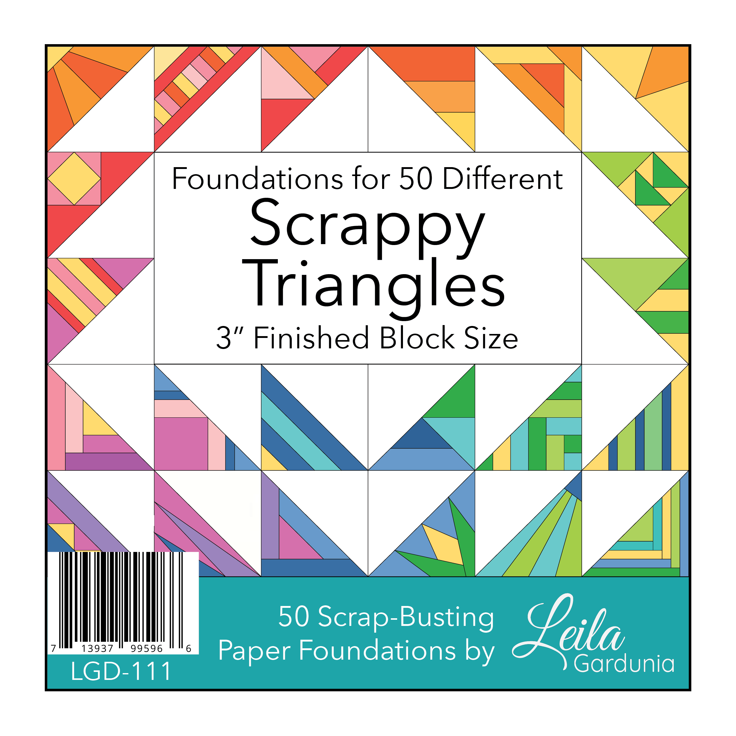 PDF | Complete Set of Scrappy Half-Rectangle Triangle Foundations | All ...
