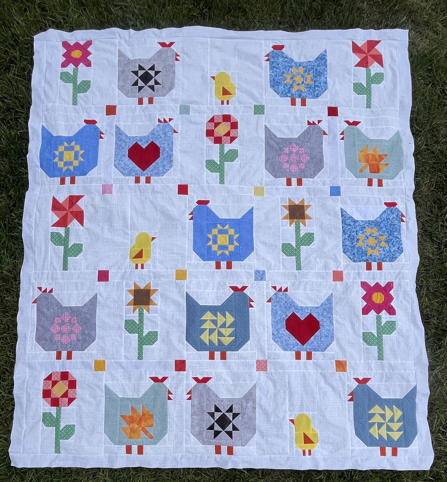 Chicken Quilt Round Up! | Leila Gardunia Quilt Patterns