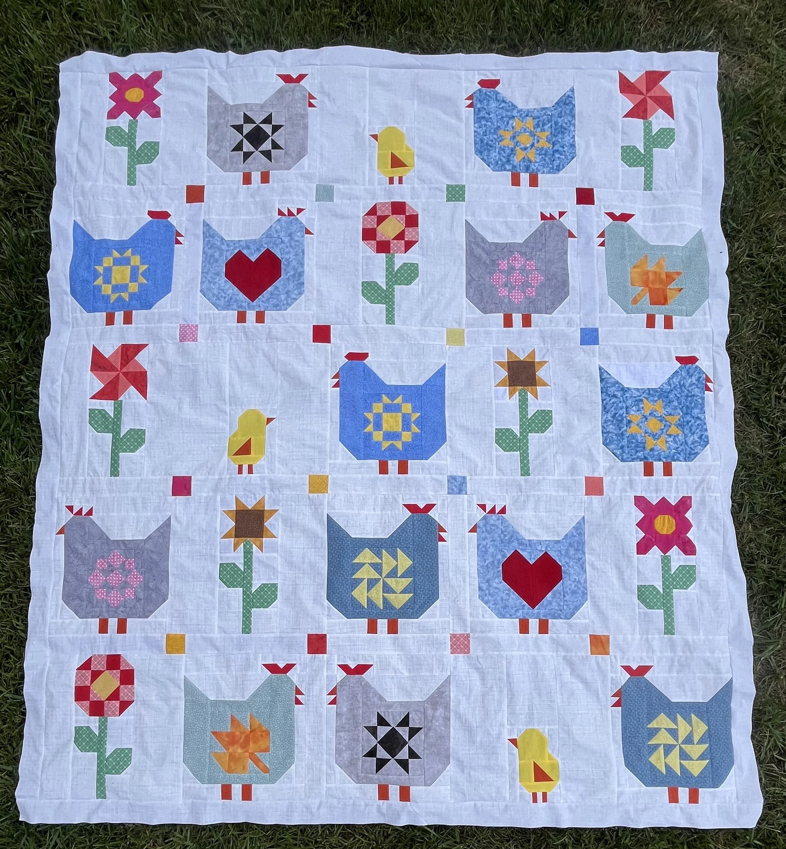 Chicken Quilt Round Up! | Leila Gardunia Quilt Patterns