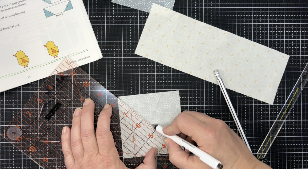 How to Stitch-and-Flip When Making a Quilt Block | Leila Gardunia Quilt ...