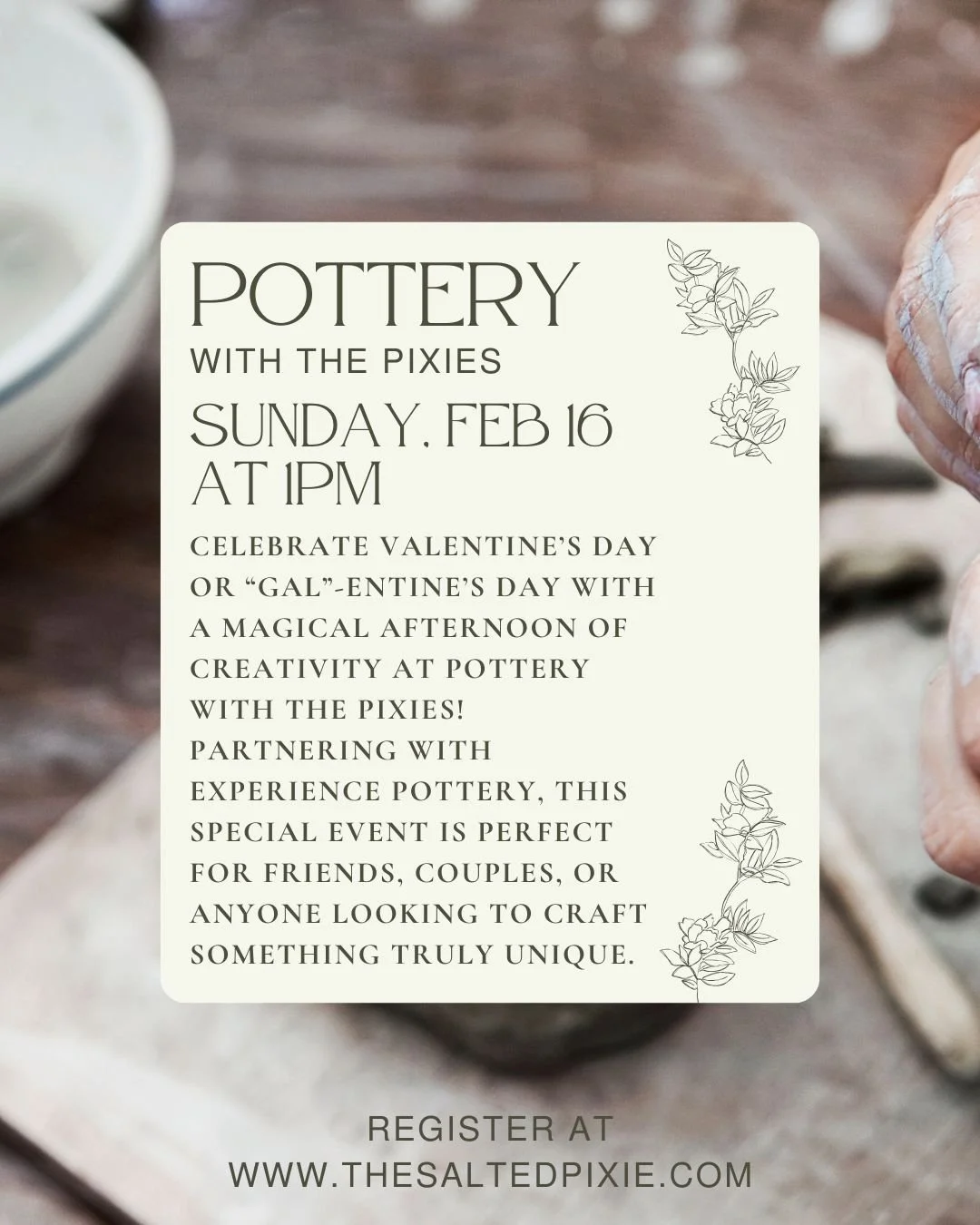 Calendar of Events — The Salted Pixie