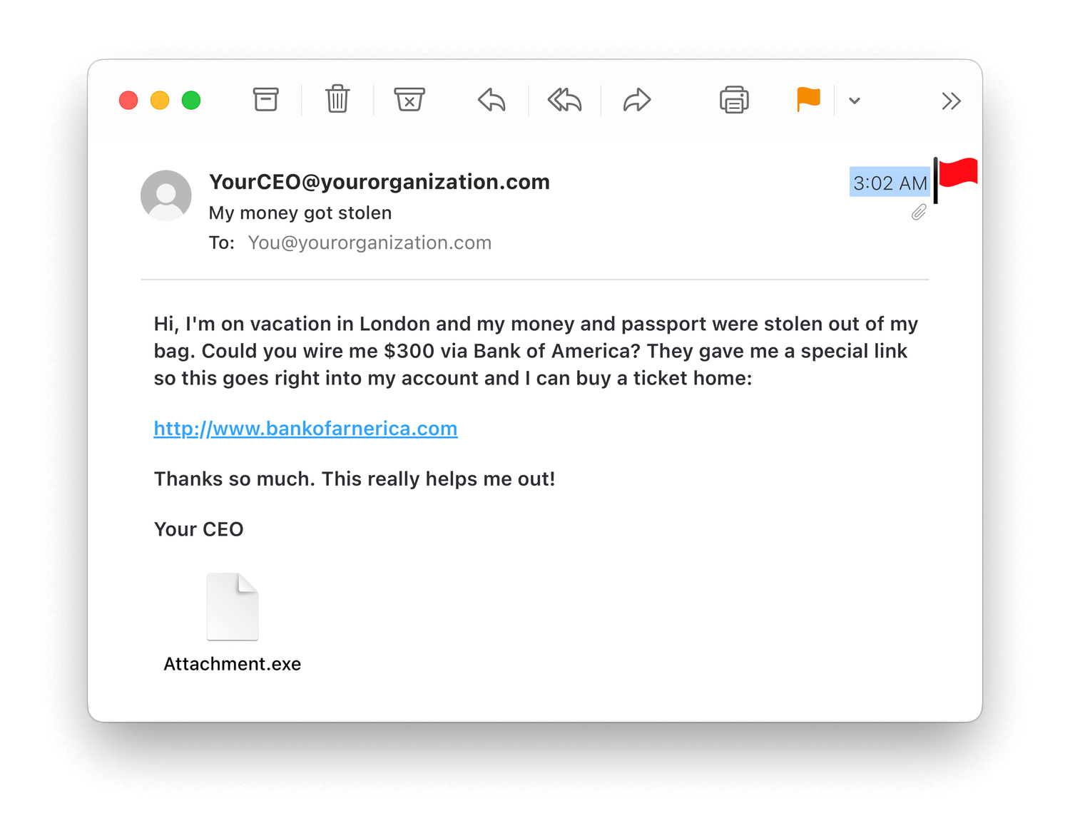 Social Engineering Red Flags — Pointe Coupee General Hospital