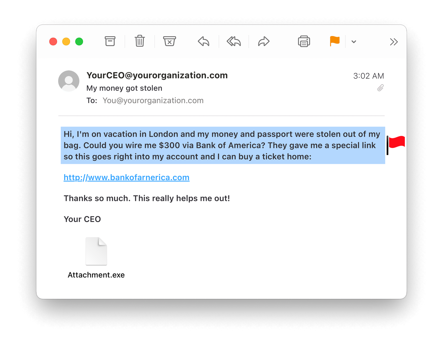 Social Engineering Red Flags — Pointe Coupee General Hospital