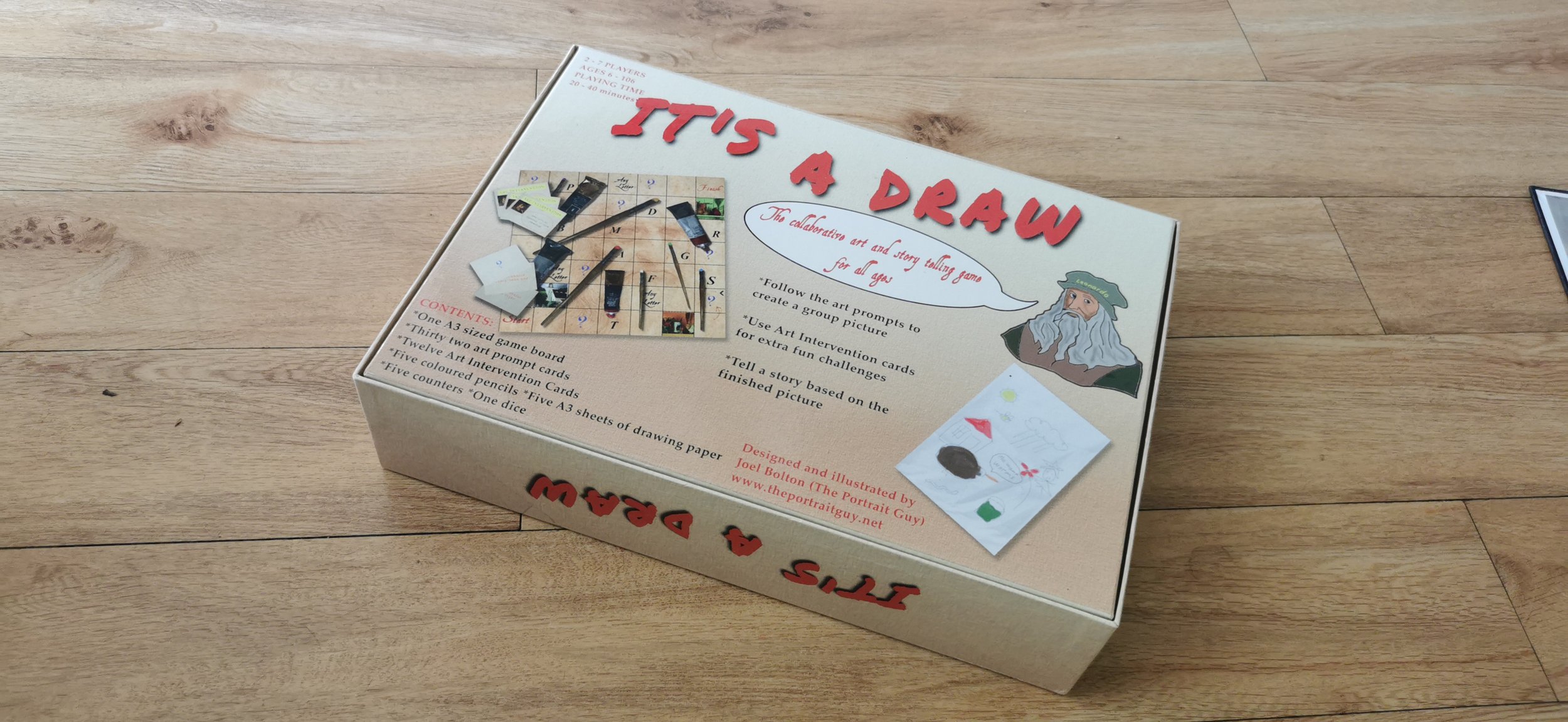 "IT'S A DRAW" Board game — The Portrait Guy