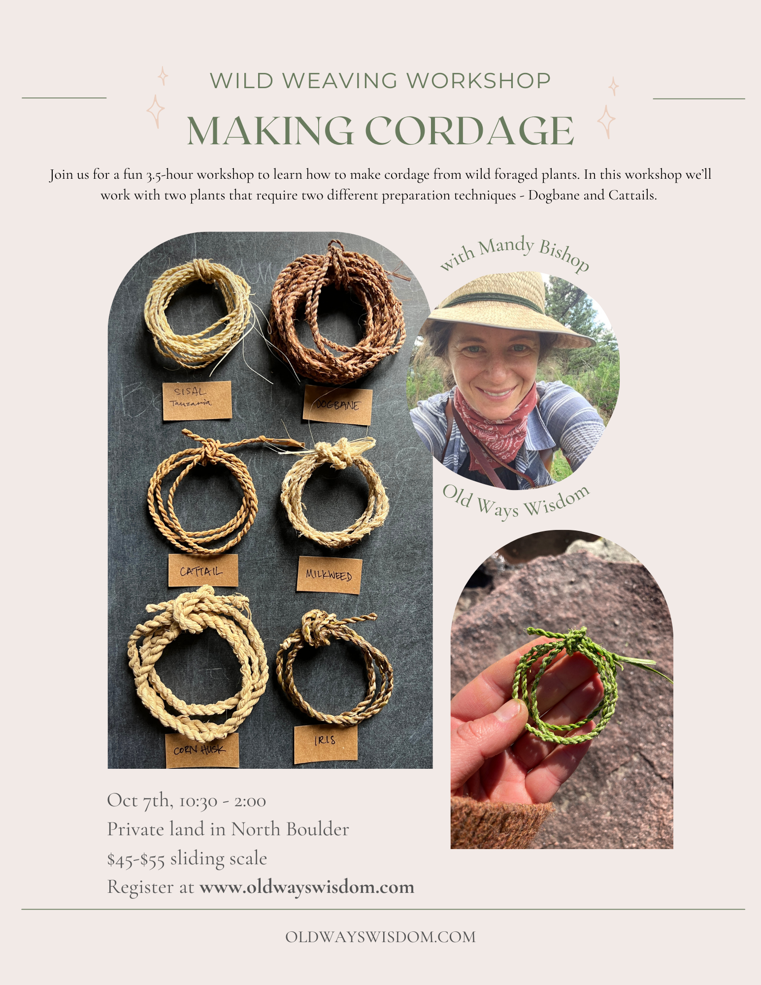 Making Cordage from the Land — Old Ways Wisdom