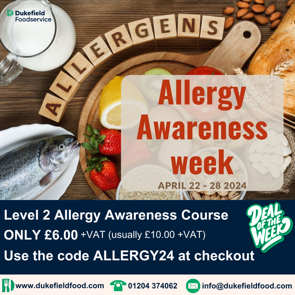 Allergy Awareness Week - Deal On Our Online Learning Course — Dukefield Foodservice
