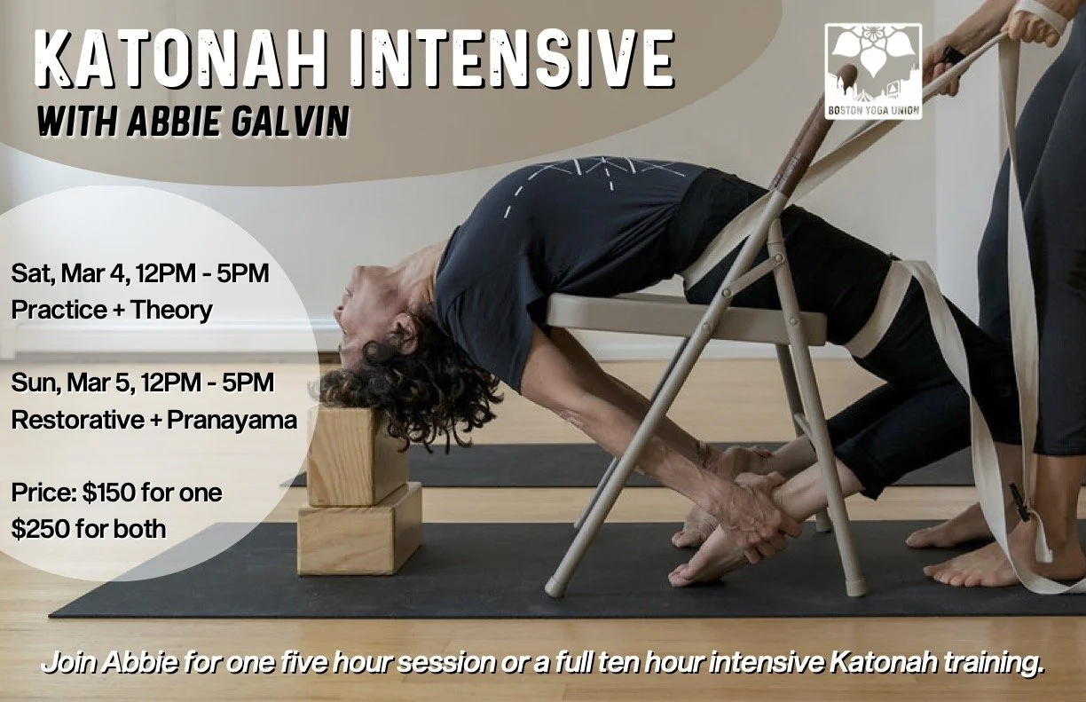Katonah Yoga Intensive — Boston Yoga Union | In Studio, Live Streaming ...