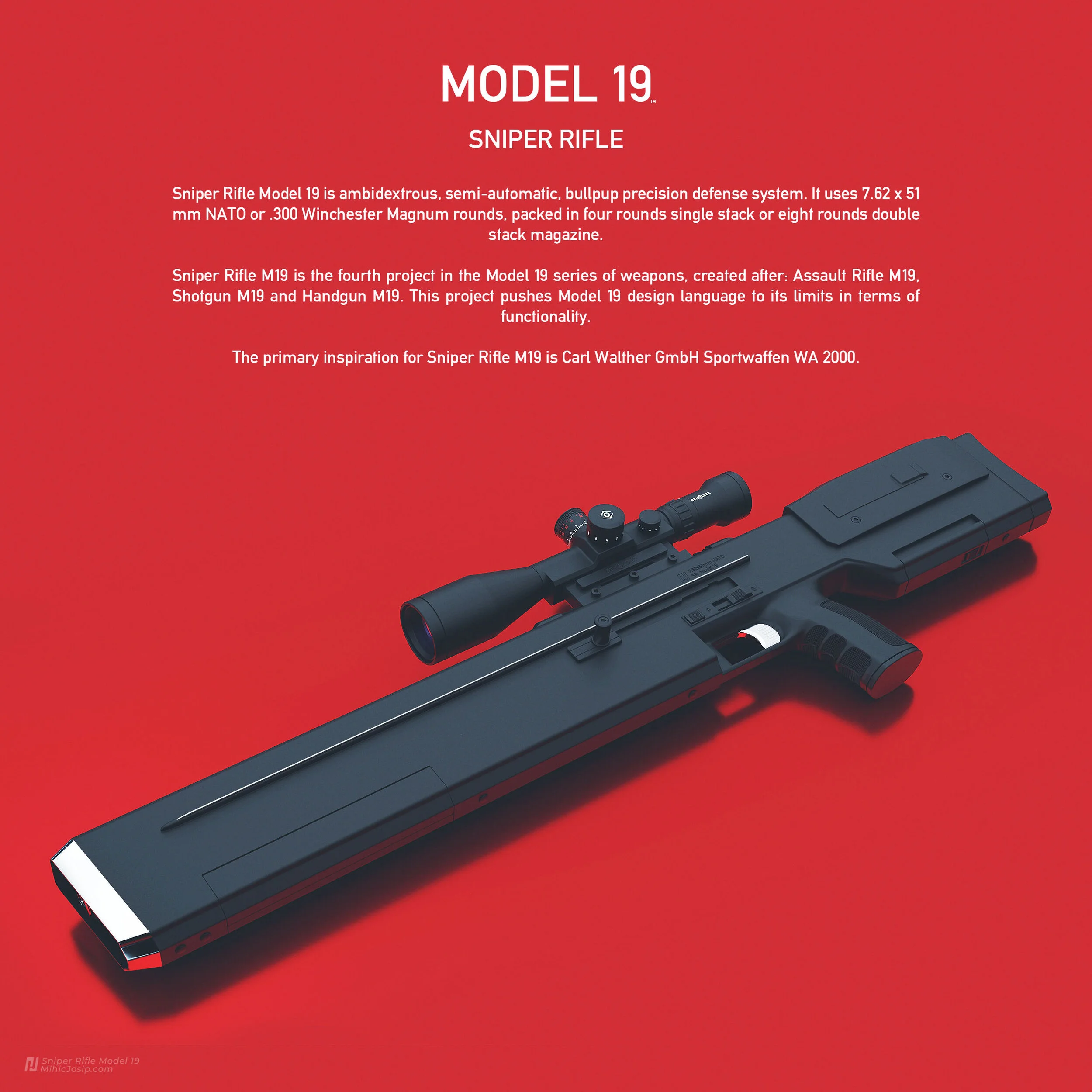 Sniper Rifle Model 19 — Mihic Josip