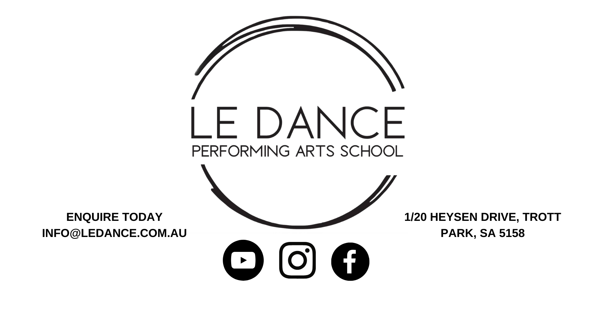 Timetable — Le Dance