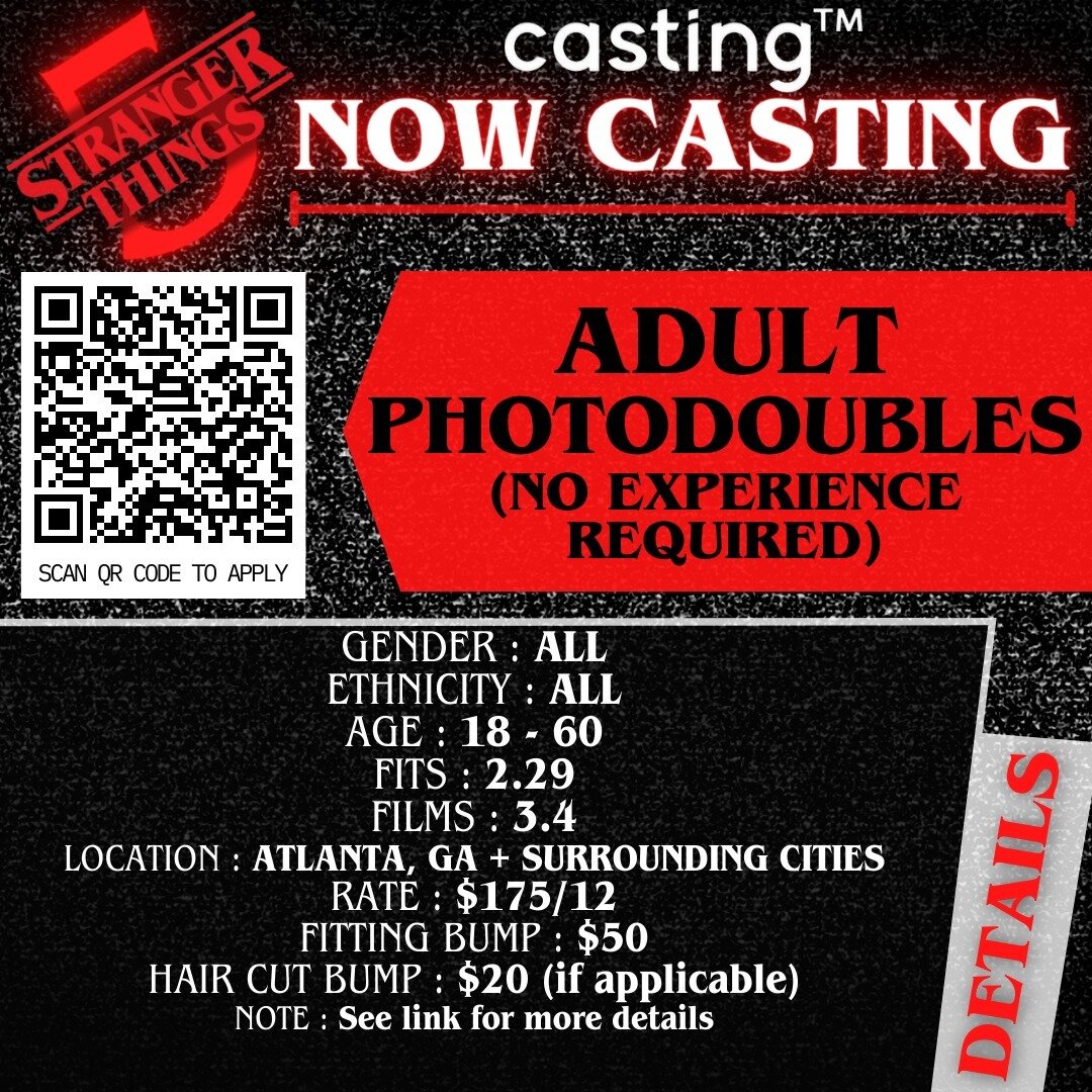 OPEN CASTING CALLS — Casting TaylorMade