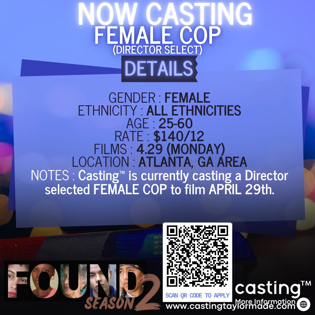 OPEN CASTING CALLS — Casting TaylorMade