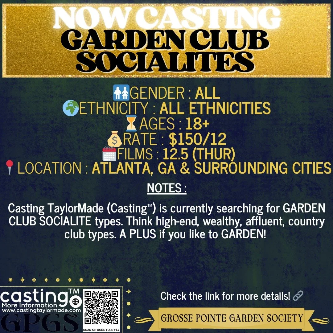 OPEN CASTING CALLS — Casting TaylorMade