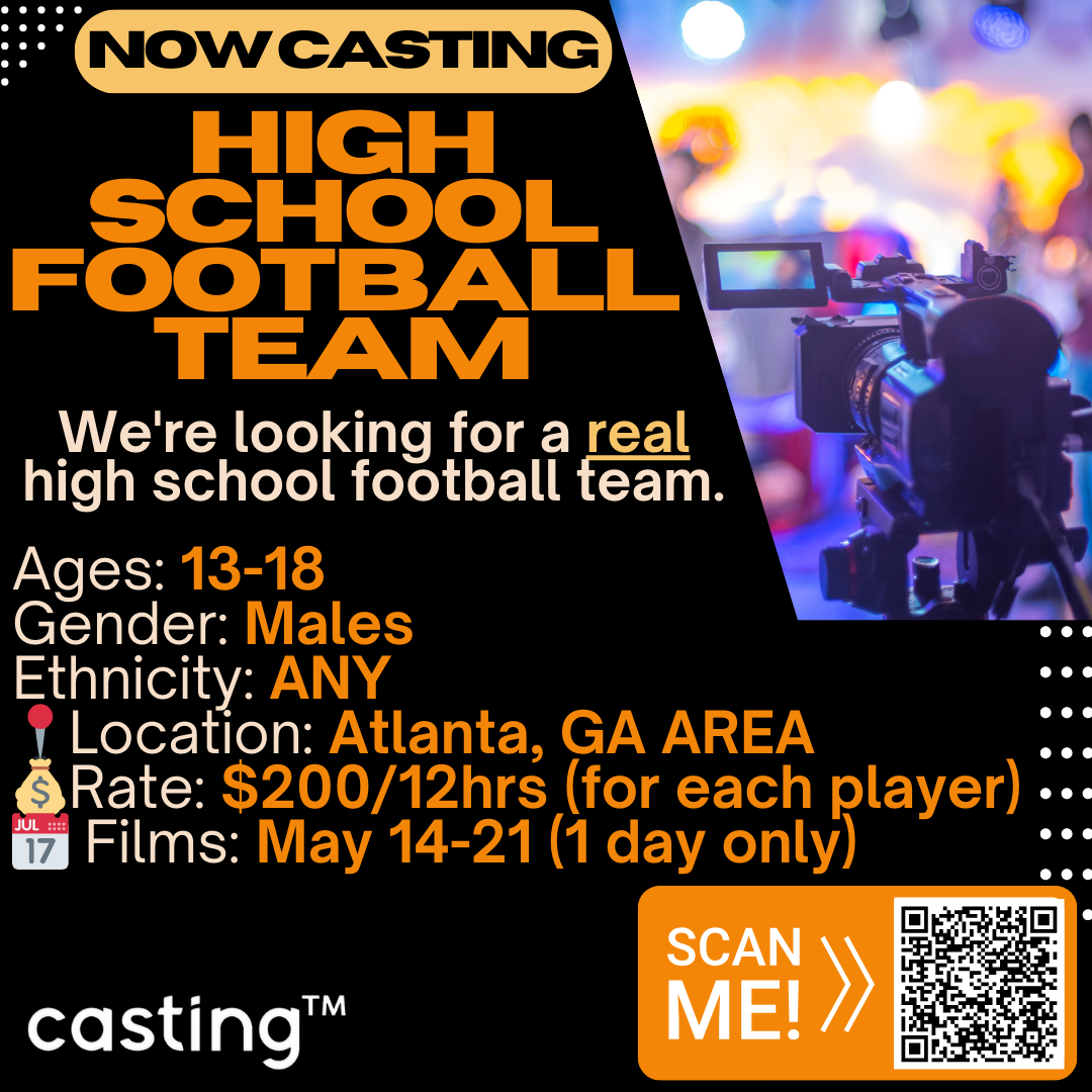 Casting™ - PILOT // REAL HIGH SCHOOL FOOTBALL TEAM // AGES 13-18 ...