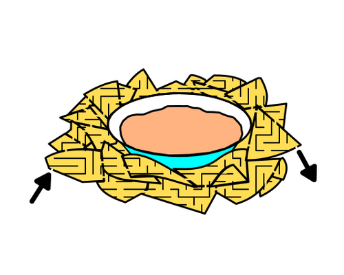 Food mazes - Free printable mazes of foods — Free Printable Mazes for ...