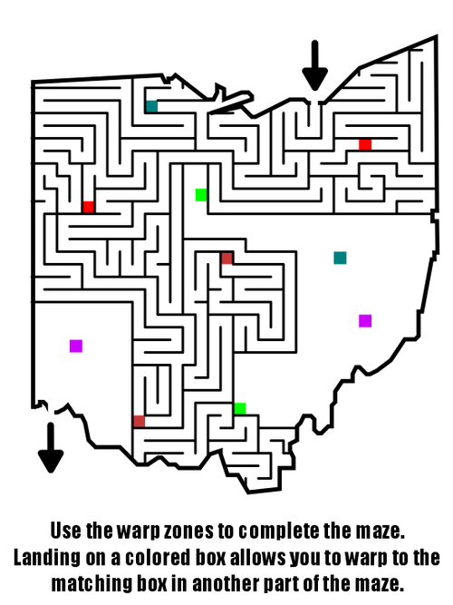 How to Make a Warp Zone Maze — Free Printable Mazes for All Ages