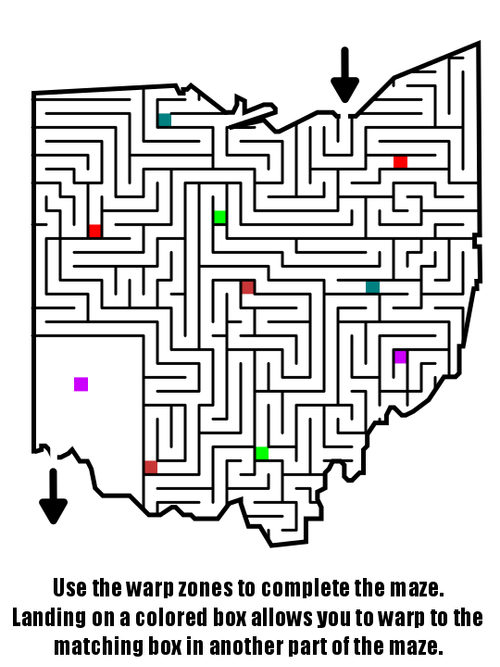 How to Make a Warp Zone Maze — Free Printable Mazes for All Ages