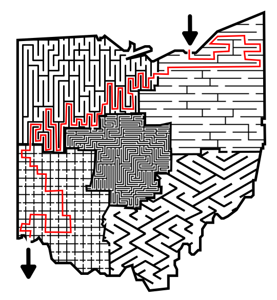 How to Make a Mixed Section Maze — Free Printable Mazes for All Ages