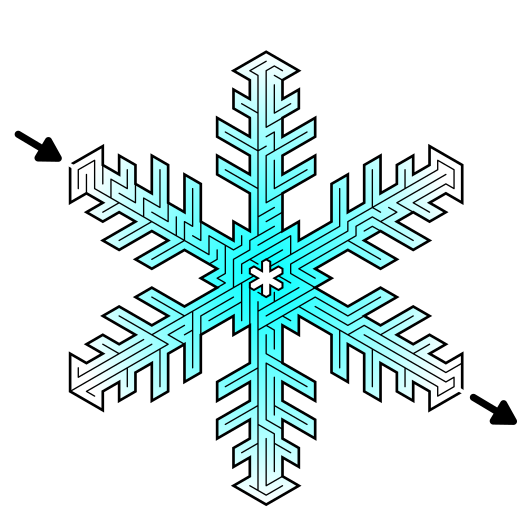 Snowflake Maze
