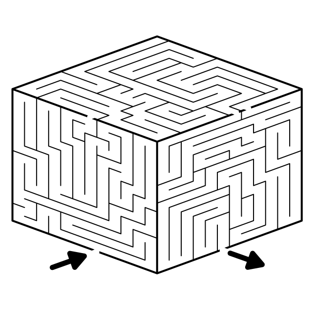 How to Make an Axonometric Maze — Free Printable Mazes for All Ages