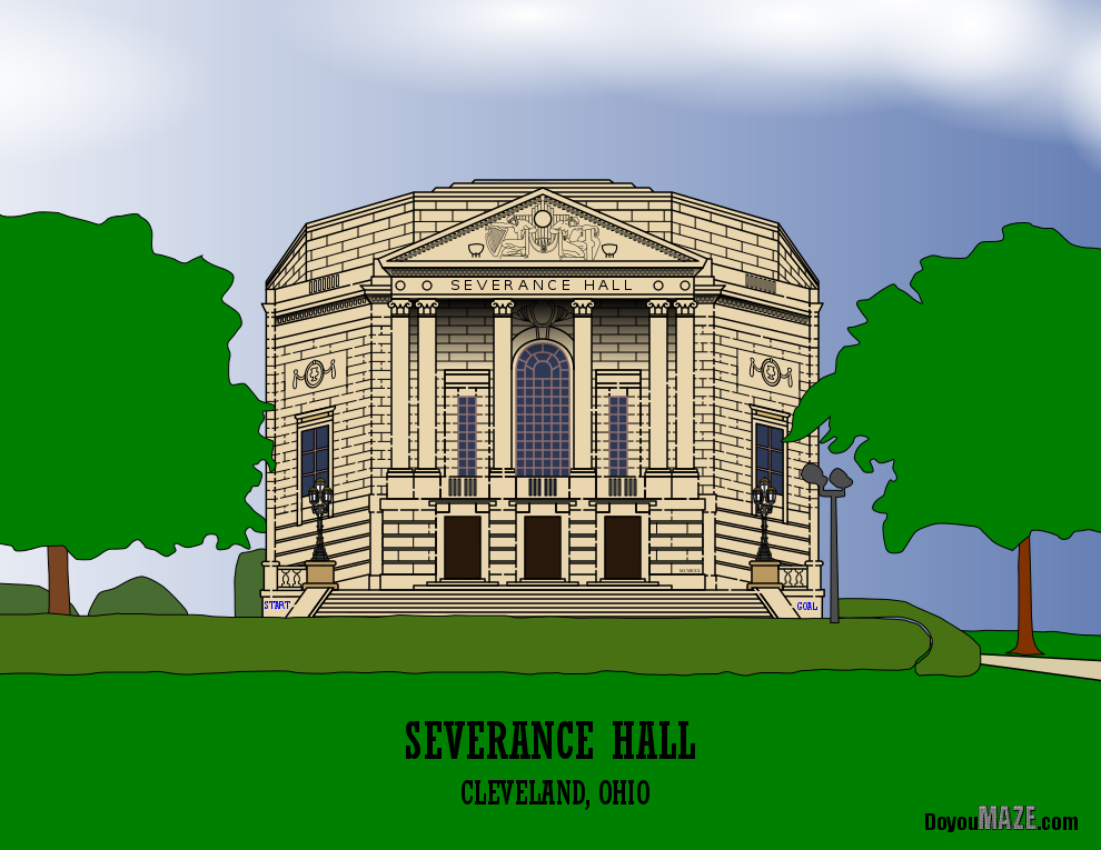 Maze of the Week #79 - Severance Hall Maze — Do you maze?