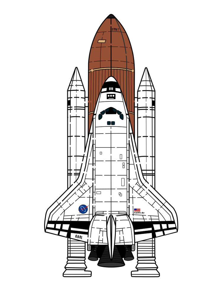 Maze of the Week #205 - Space Shuttle Maze — Free Printable Mazes for ...