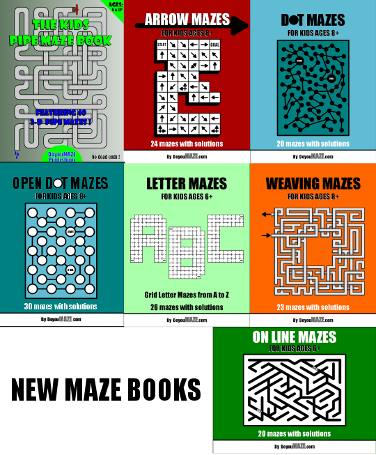 A Collection of Common (and uncommon) Maze terms — Free Printable Mazes ...