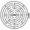 Circle Mazes — Free Printable Mazes for All Ages