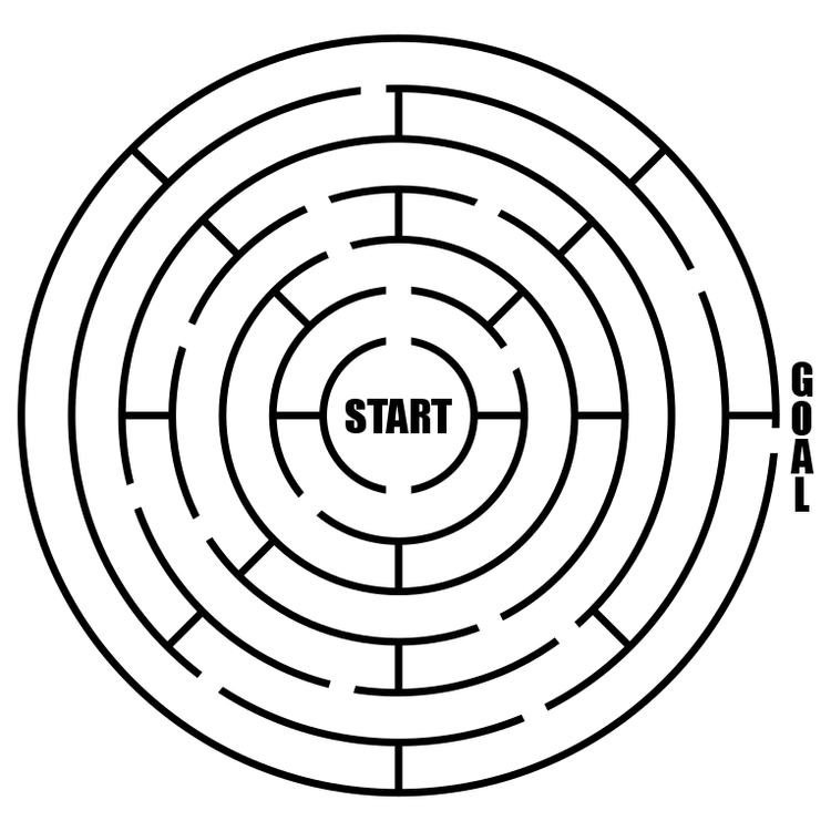 Circle Mazes — Free Printable Mazes for All Ages