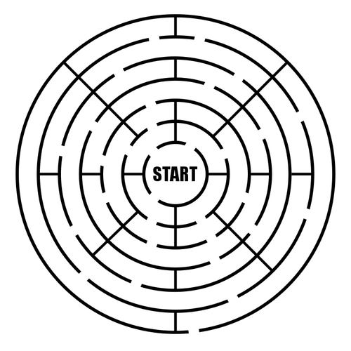 Circle Mazes — Free Printable Mazes for All Ages