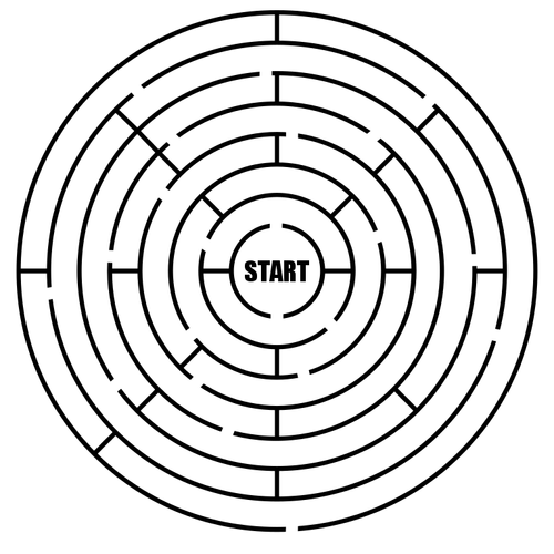 Circle Mazes — Free Printable Mazes for All Ages
