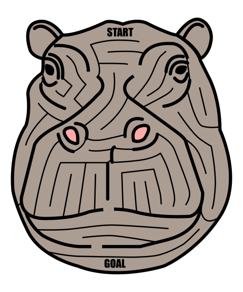 Animal Mazes - Printable mazes of Domestic and wild animals — Free ...