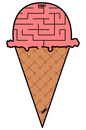 Food mazes - Free printable mazes of foods — Free Printable Mazes for ...