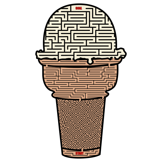 Snack and Dessert Mazes - A Maze Collection for Sweet Tooths — Free ...