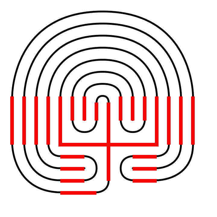 How to Draw a Circular Hopi Tapu'at Labyrinth — Free Printable Mazes ...