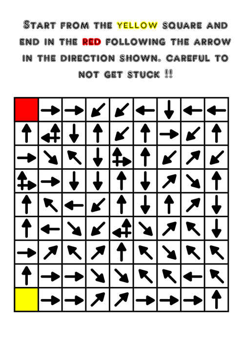 Arrow Mazes - Unique Maze puzzles for all ages — Free Printable Mazes ...