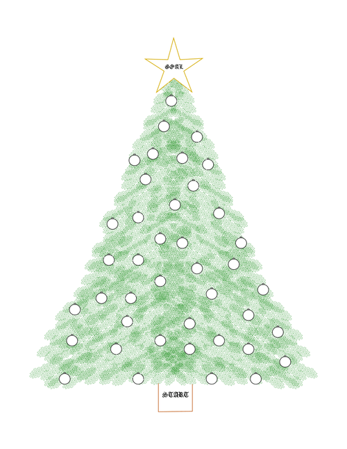 Christmas Tree Maze — Free Printable Mazes for All Ages