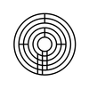 How to Draw a 5 Circuit Circular Labyrinth — Free Printable Mazes for ...
