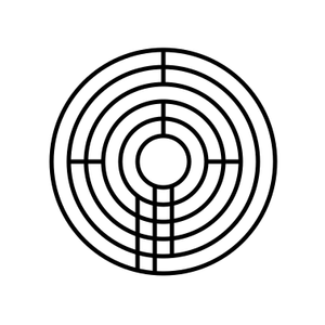 How to Draw a 5 Circuit Circular Labyrinth — Free Printable Mazes for ...